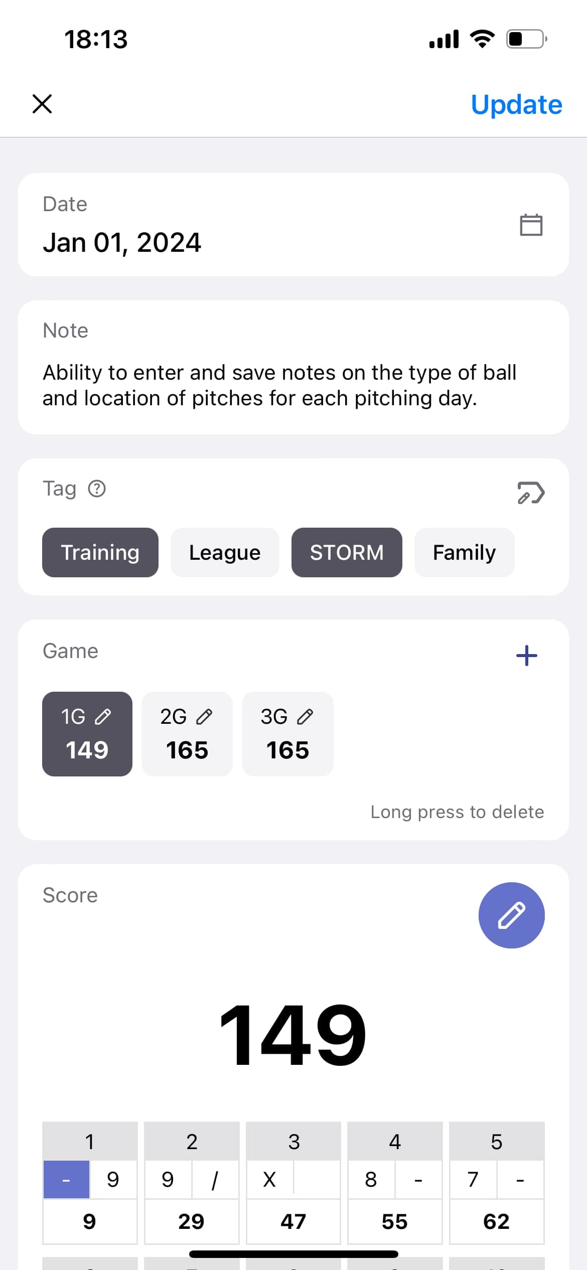 BSC - Bowling Score Calculator
