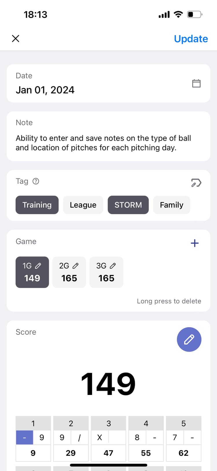 BSC - Bowling Score Calculator